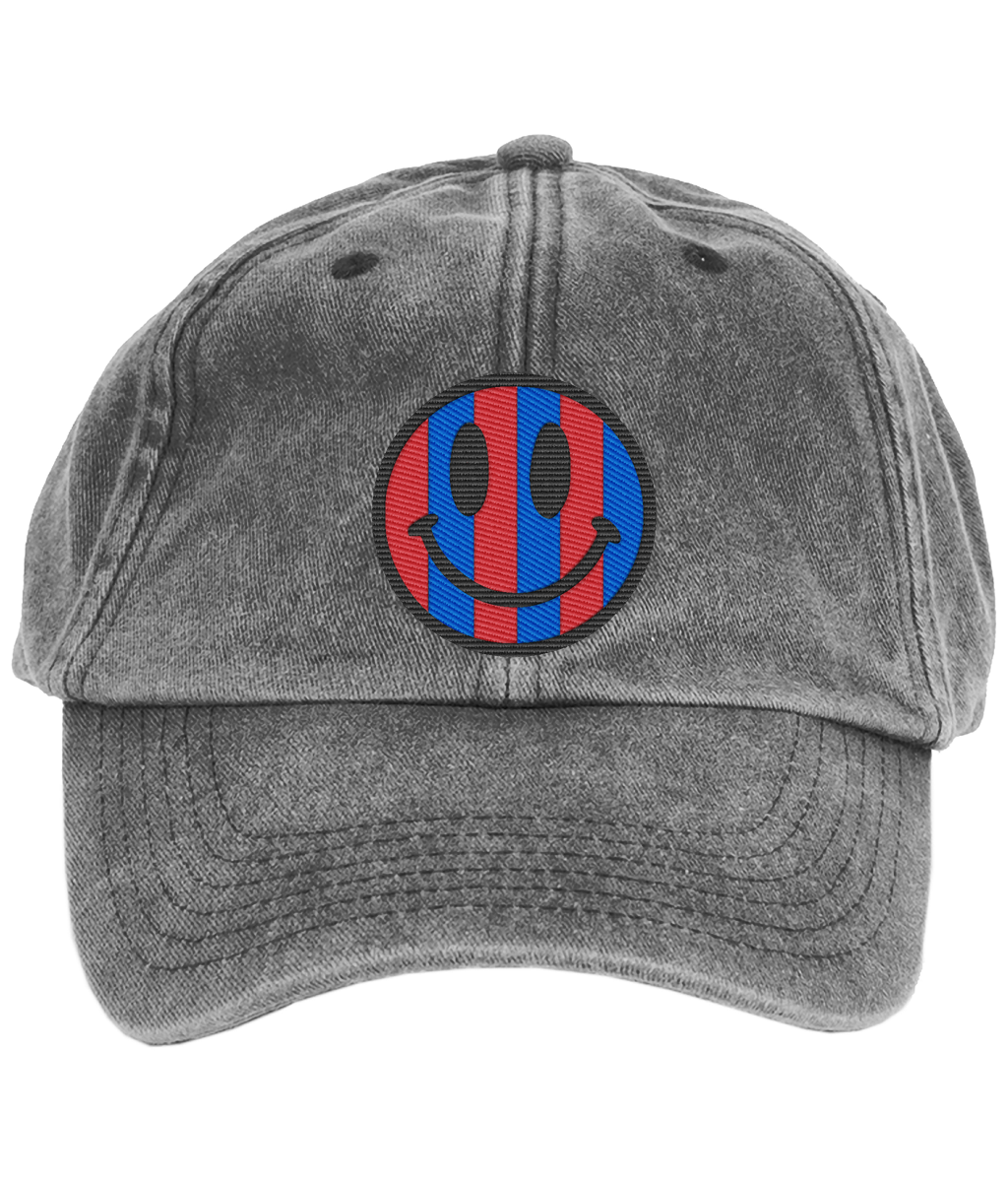 Palace Smiley | Crystal Palace | Embroidery | Vintage Low Profile Cap ...